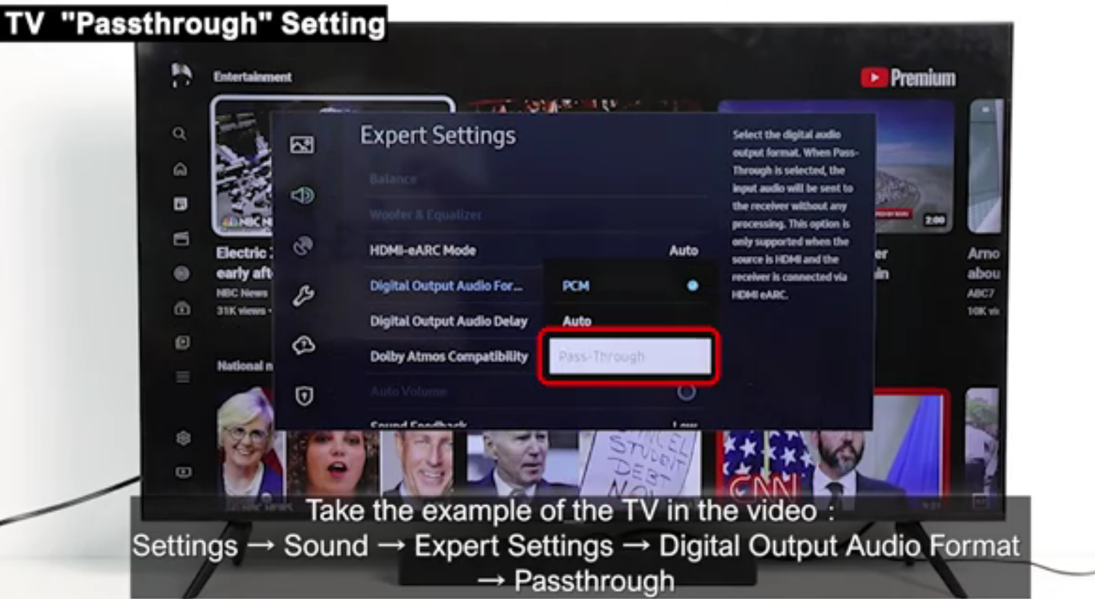 How to set the TV Sound output format？🔥🔥🔥🔥 – Ultimea