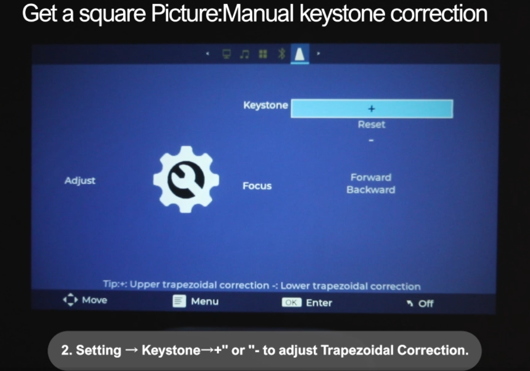How is the Apollo P10 keystone correction？ – Ultimea