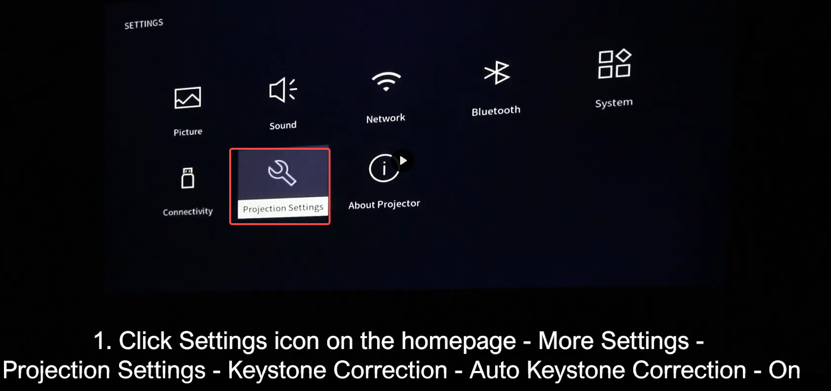 How is the product keystone correction？ – Ultimea