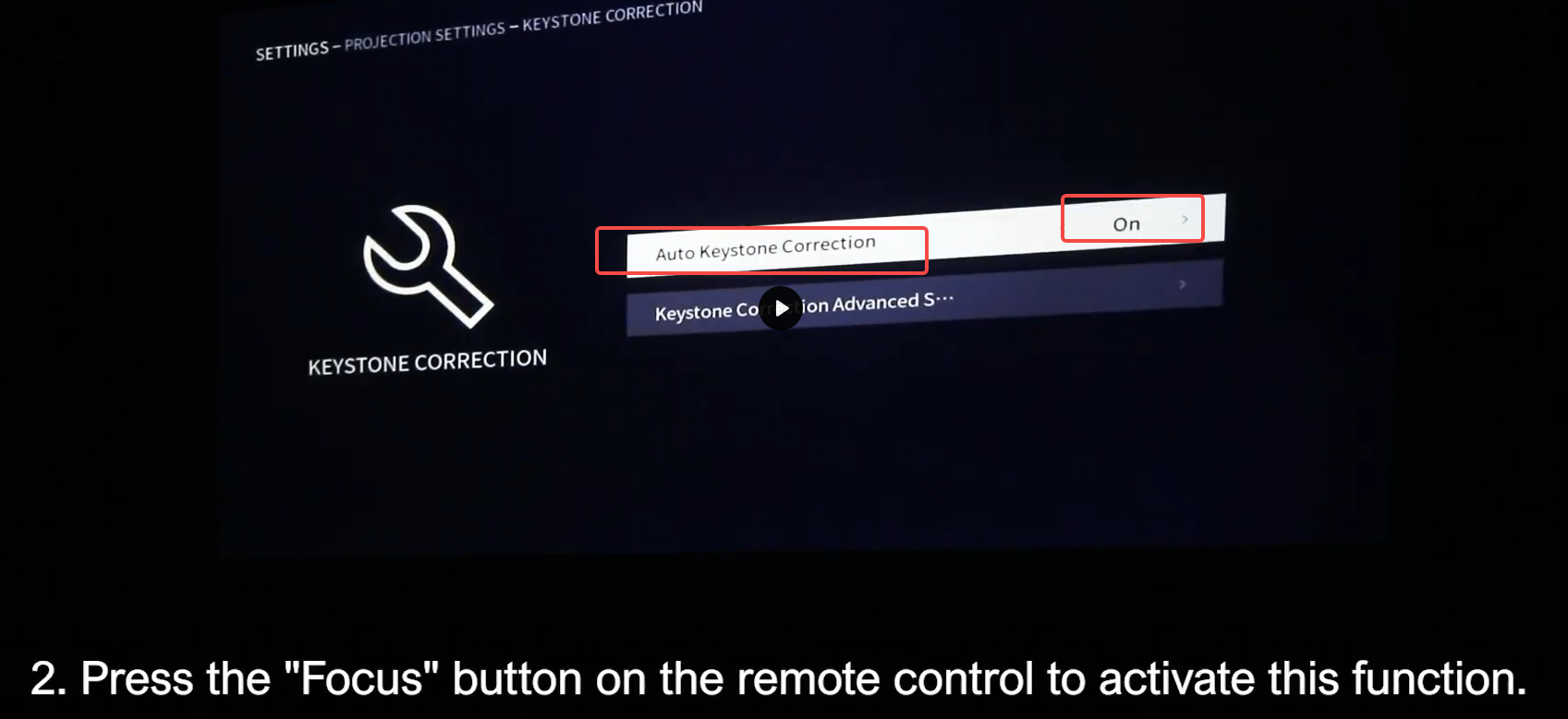 How is the product keystone correction？ – Ultimea