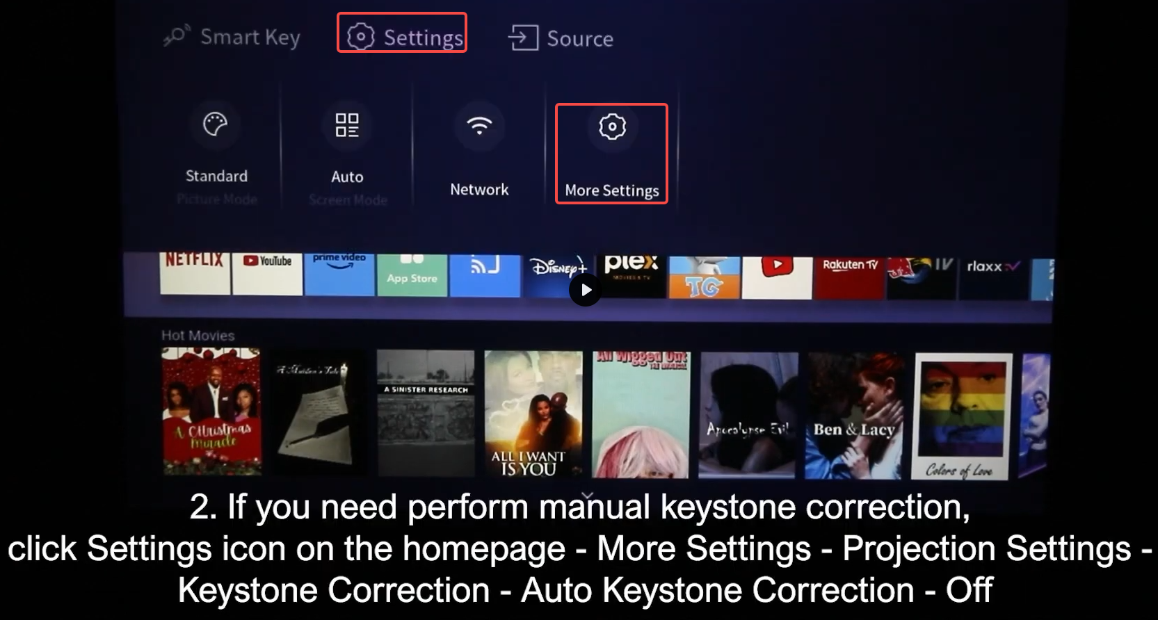 How is the product keystone correction？ – Ultimea