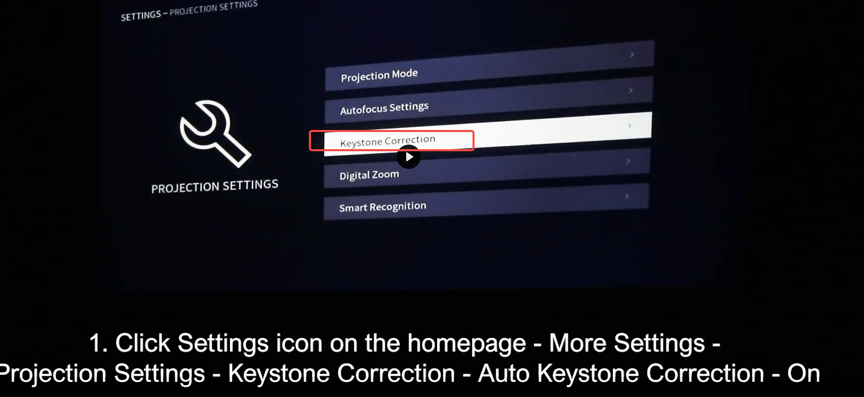 How is the product keystone correction？ – Ultimea