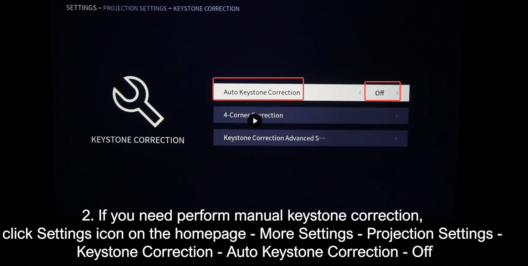 How Is The Product Keystone Correction？ Ultimea