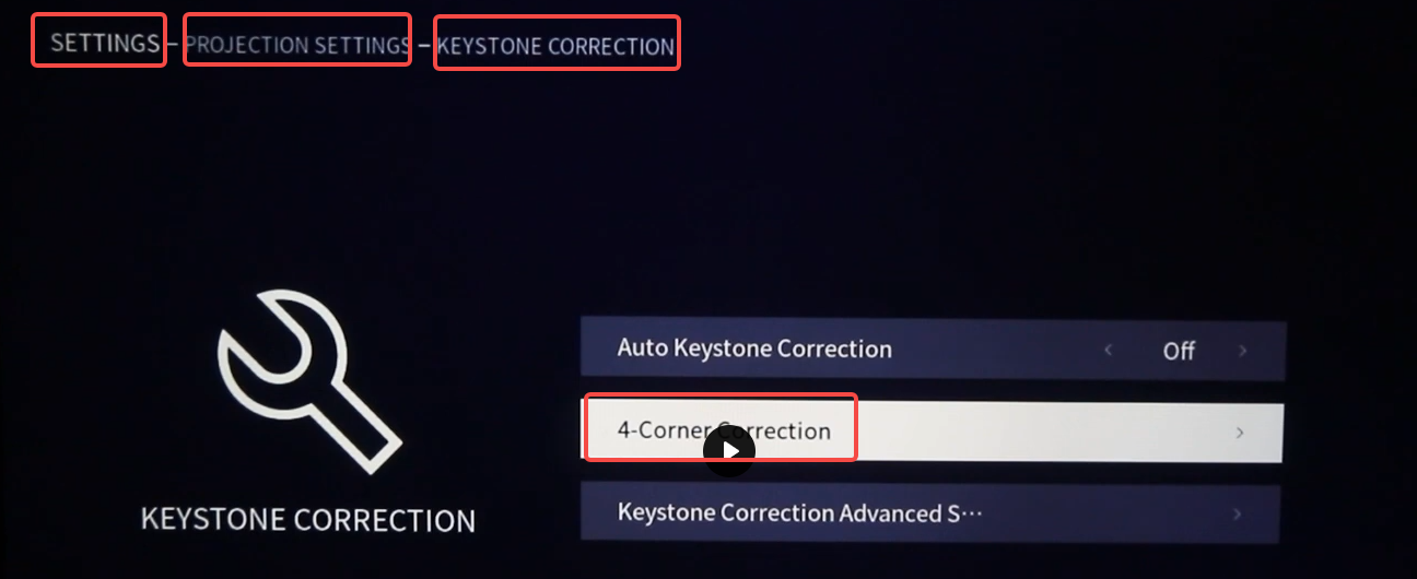 How is the product keystone correction？ – Ultimea